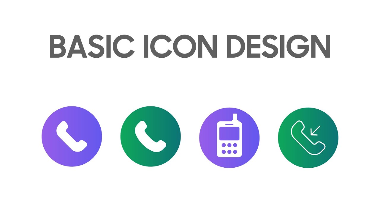 Basic Icon Design - EP 02 | Adobe Illustrator Basic Tutorial - YouTube