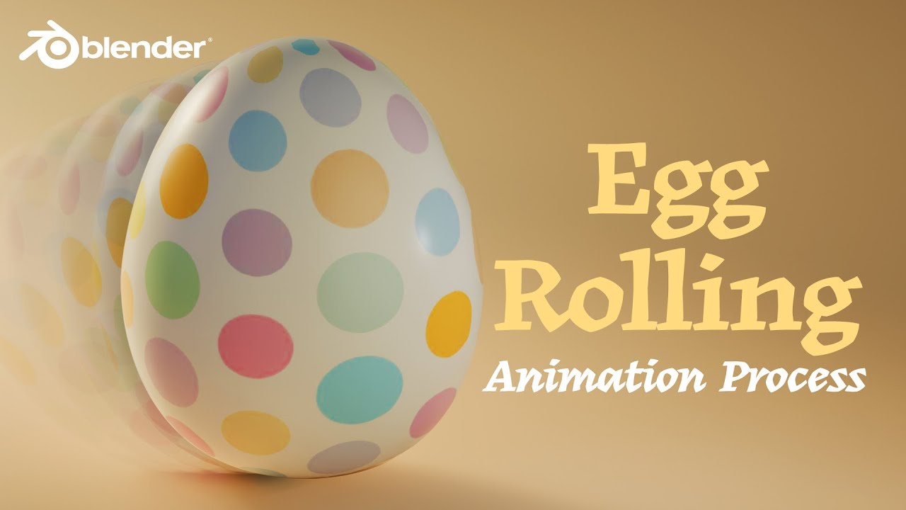 🥚Time-lapse Egg Rolling Animation Process🥚 | Blender Cycle - YouTube