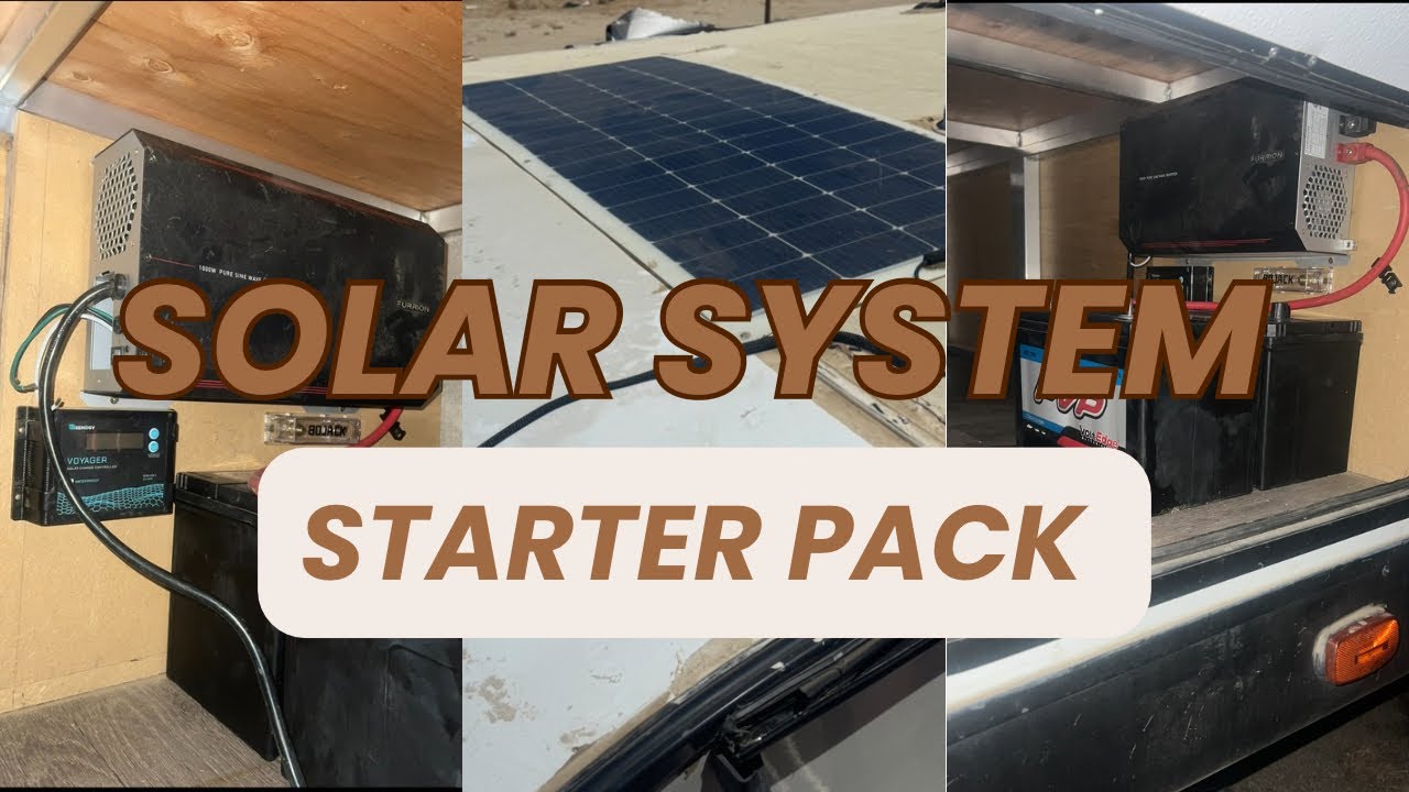 Solar Power System Starter Pack\ Set Up ~ For Beginners - YouTube
