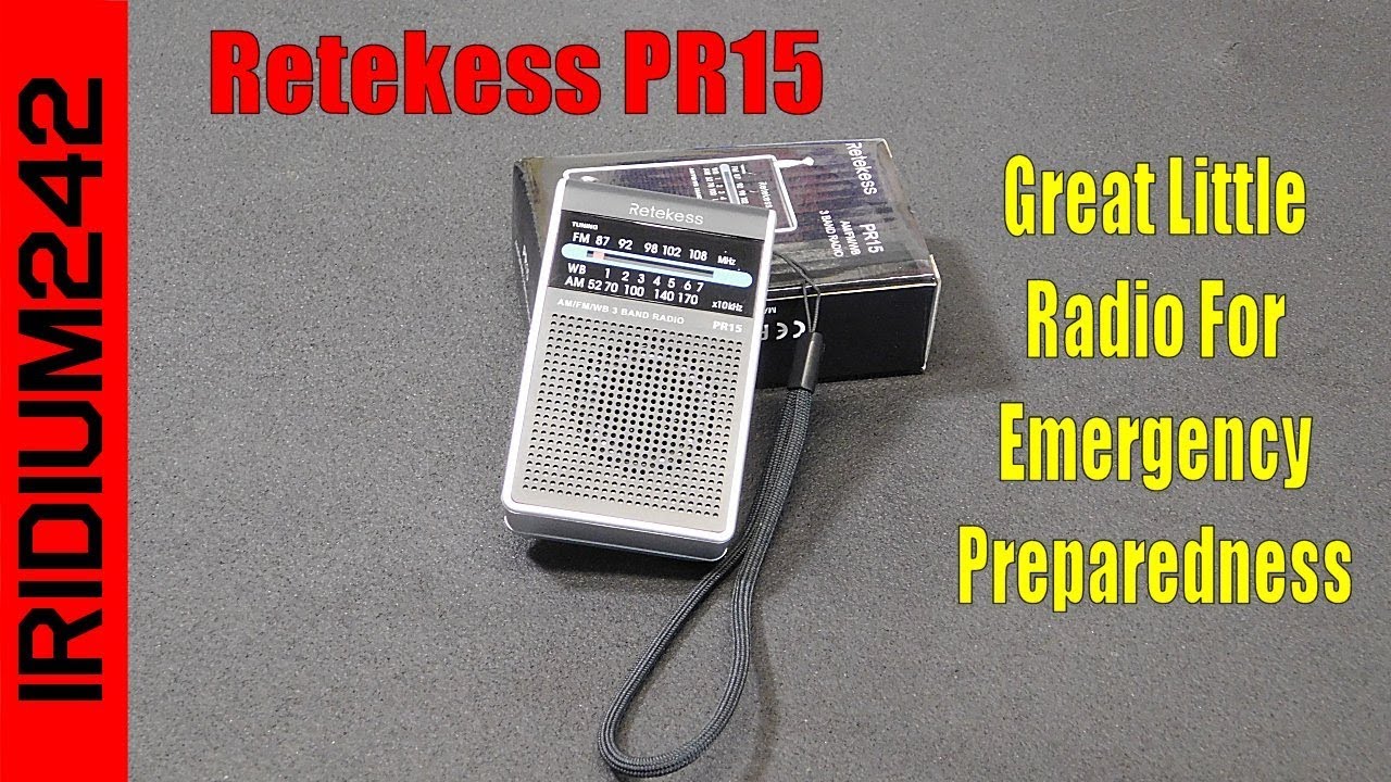 Retekess PR15 Micro AM FM Weather Pocket Radio - YouTube