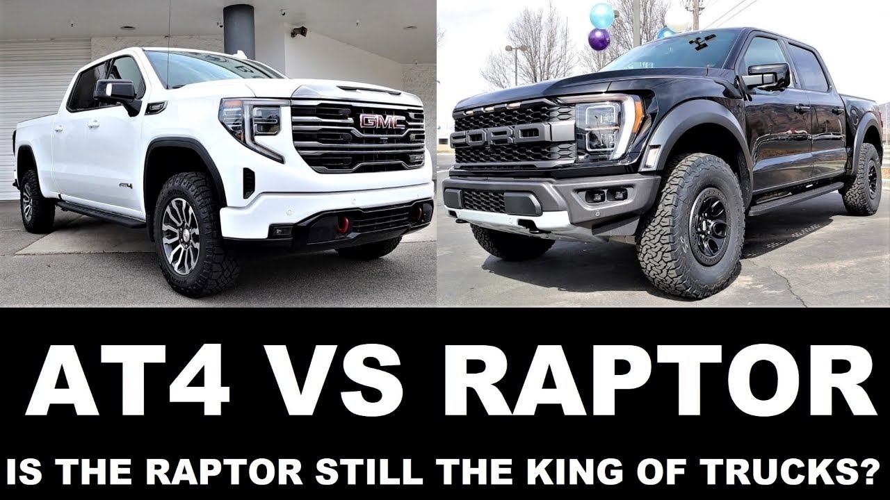 2022 GMC 1500 AT4 Vs 2022 Ford Raptor: Is The Raptor Worth $9,000 More ...