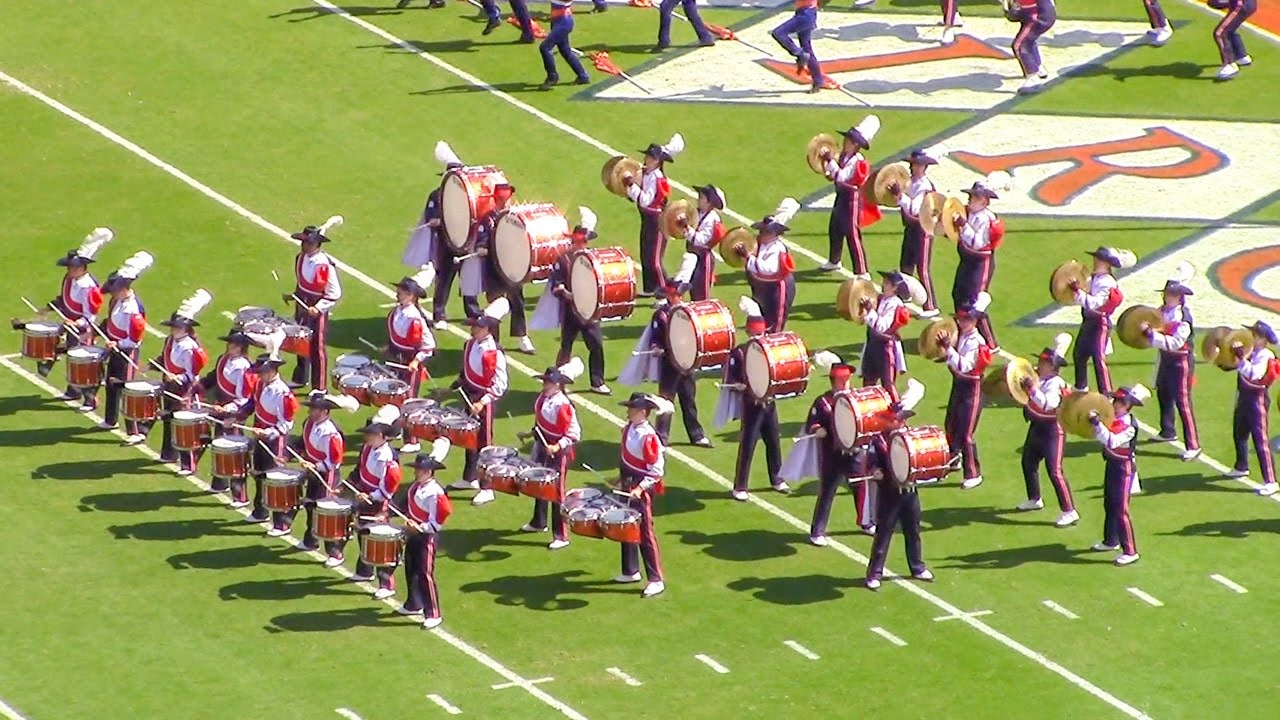 UVA Cavalier Marching Band 2016 Pregame Show (Entrance) vs Central ...