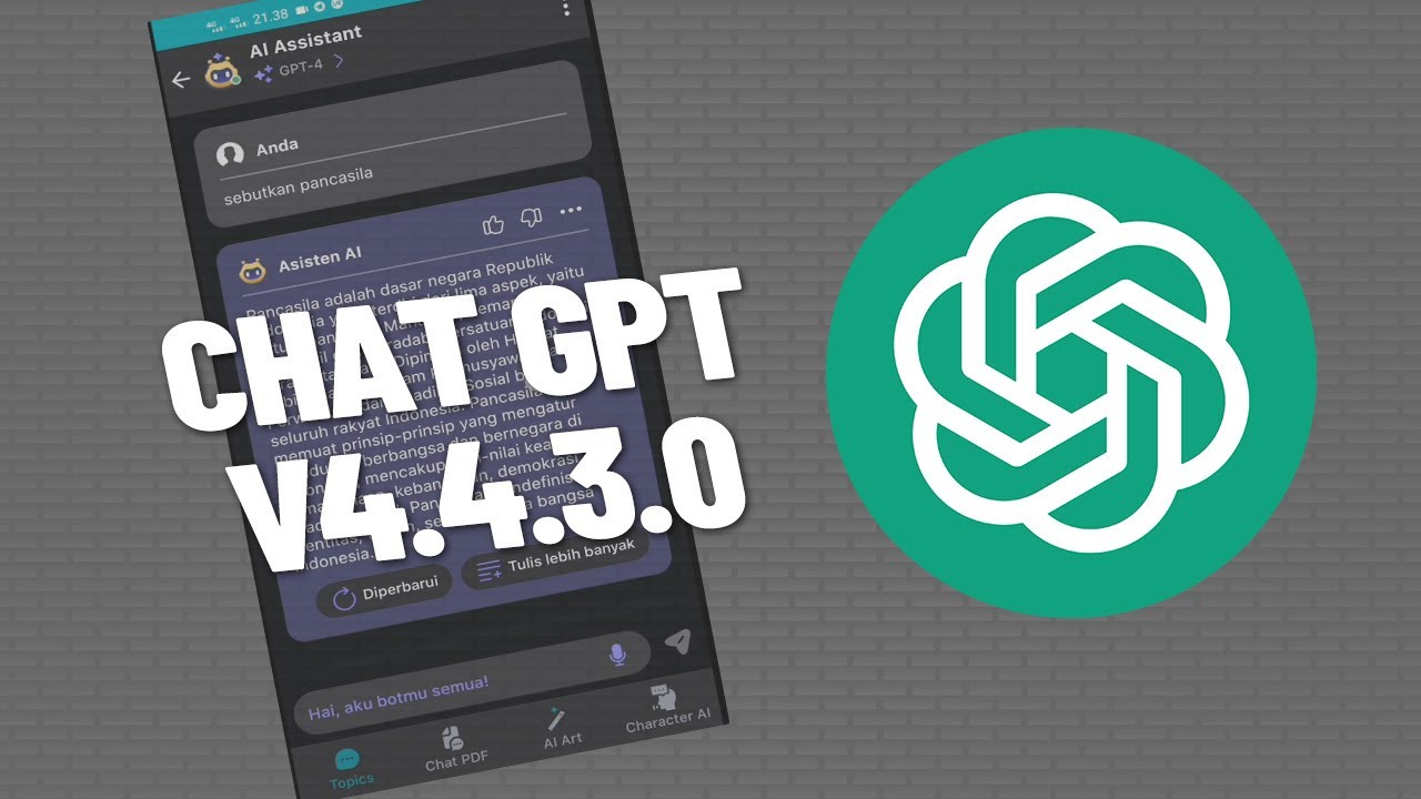UPDATE🔥 Chat GPT V4.4.3.0 Mod Apk Terbaru 2024 || 💯 WORK - YouTube