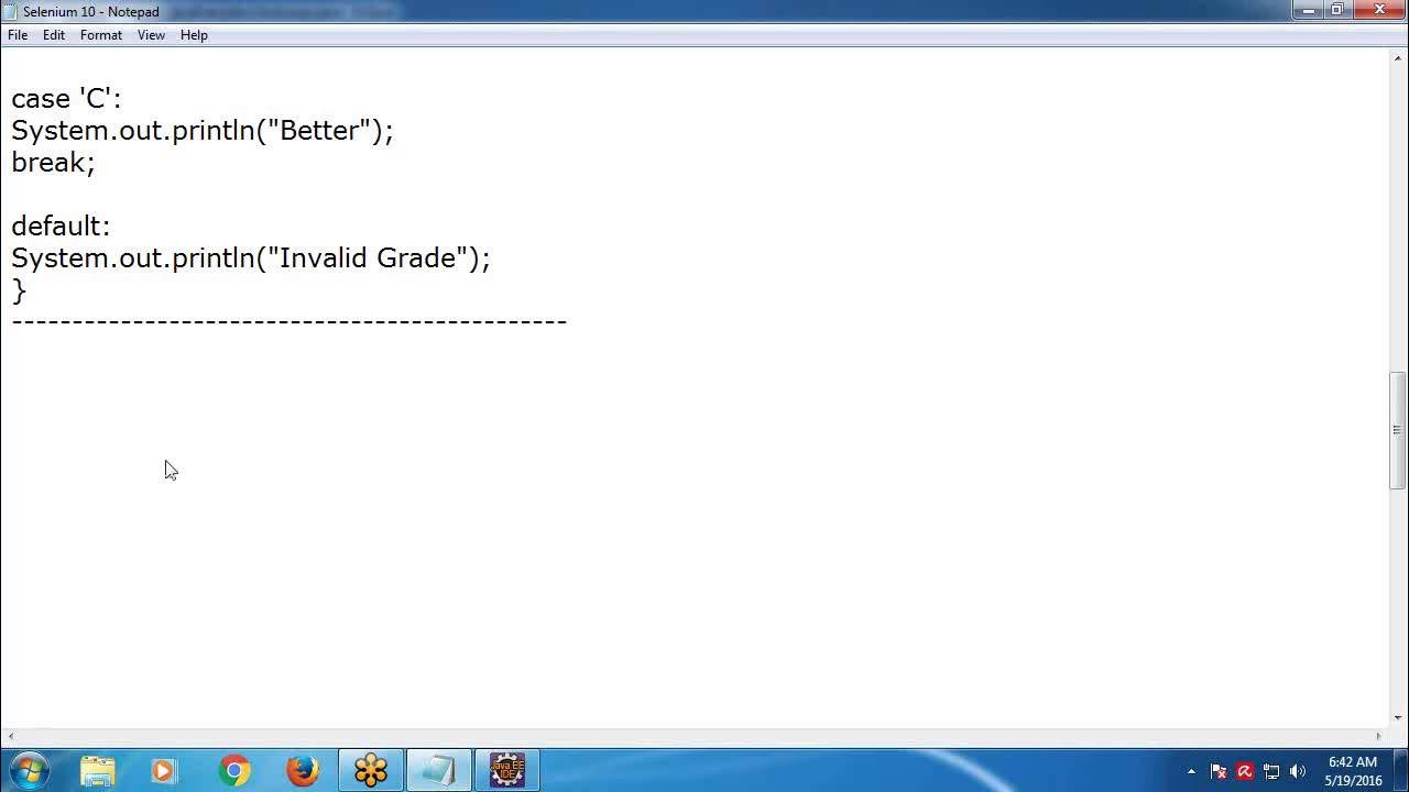Java For Selenium Part 5 Java Loop Statements String Handling In Java Youtube