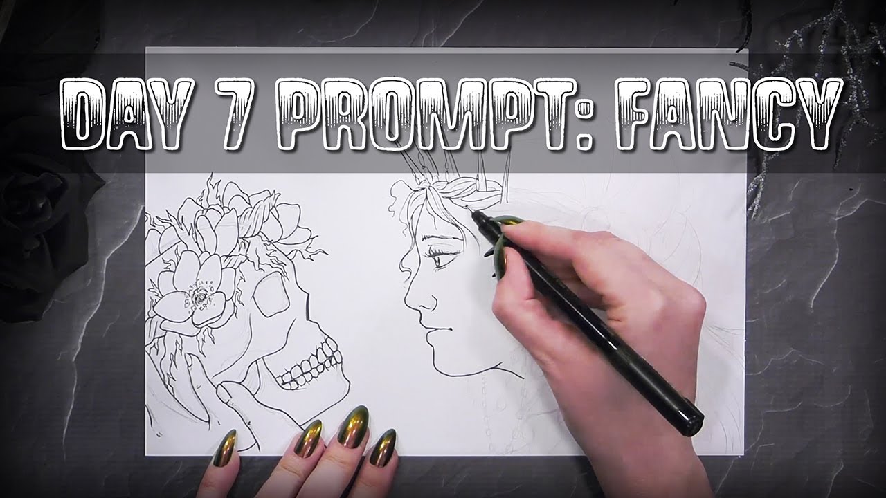 Inktober Day 7: Fancy - YouTube