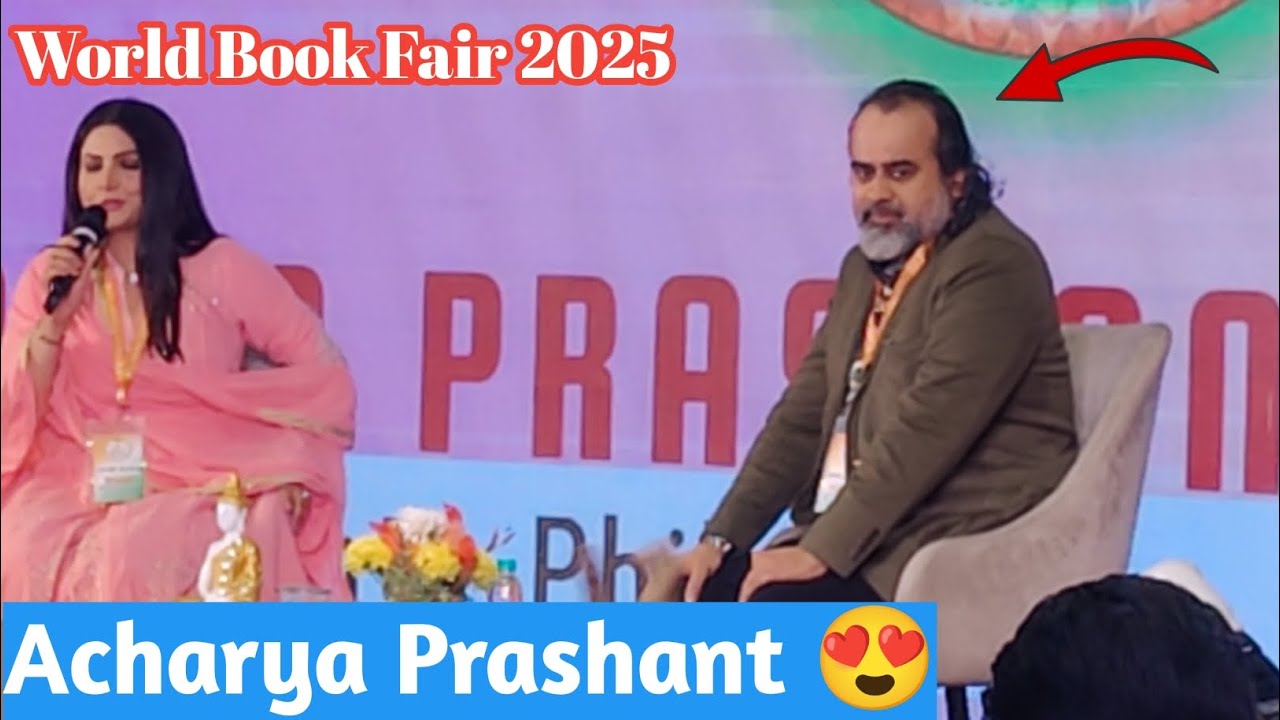Acharya Prashant World Book Fair 😍 | World Book Fair 2025 | Acharya Prashant Interview ...