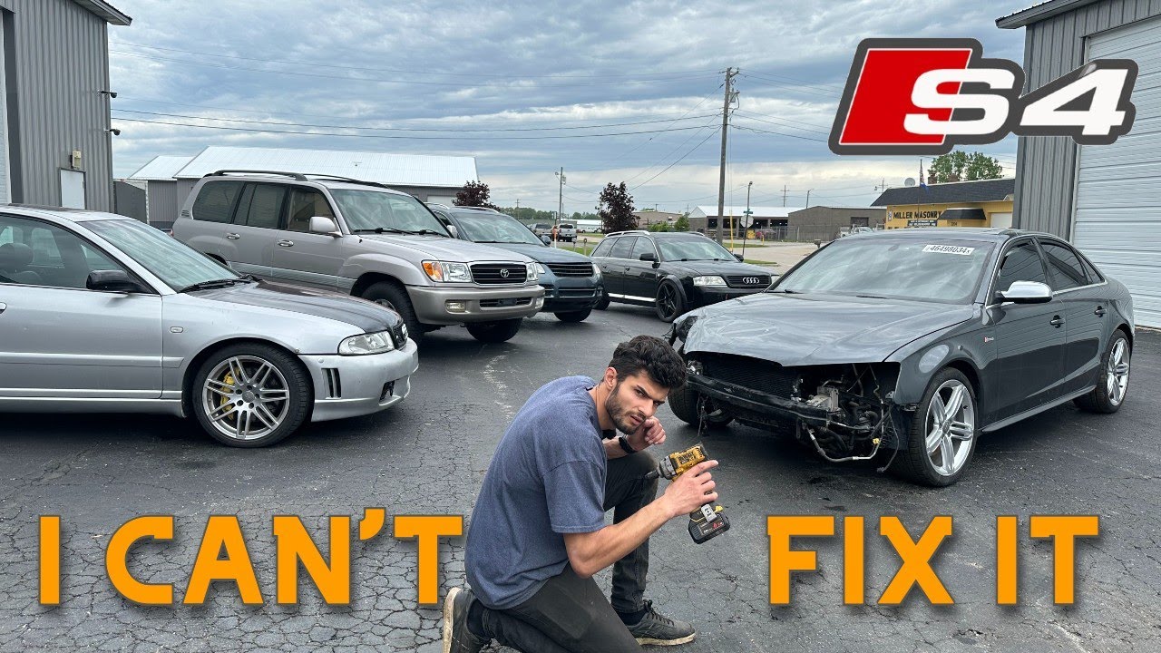 I Can't Fix This 500hp B8.5 S4 from Copart. This is Why. - YouTube