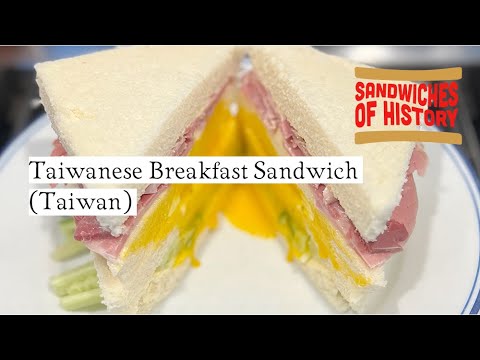 Taiwanese Breakfast Sandwich (Taiwan) on Sandwiches of History⁣ - YouTube