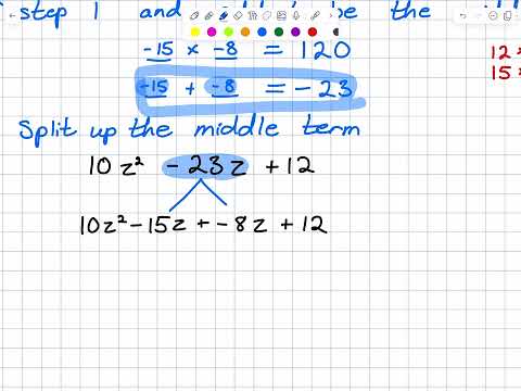 Math Fundamentals - Factoring Trinomials with a Lading Coefficient ...