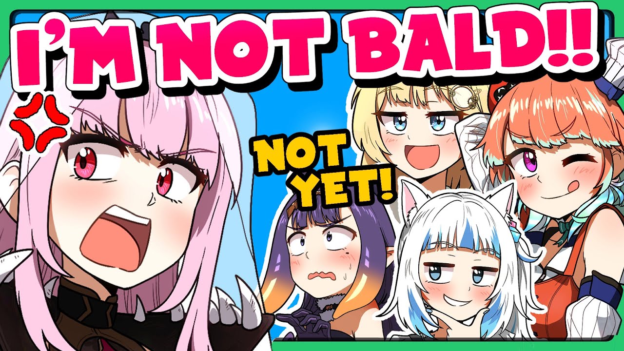 Calli gets bullied about IRL Bald Spot and ends the stream - YouTube