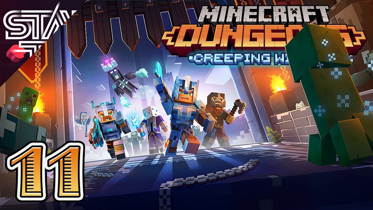 EXPLORING THE CREEPING WINTER DLC | Minecraft Dungeons - Ep 11 - YouTube