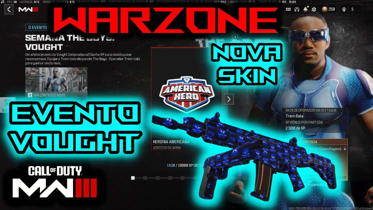 EVENTO VOUGHT NOVA SKIN WARZONE 3 #cod #codm #callofduty #gameplay # ...