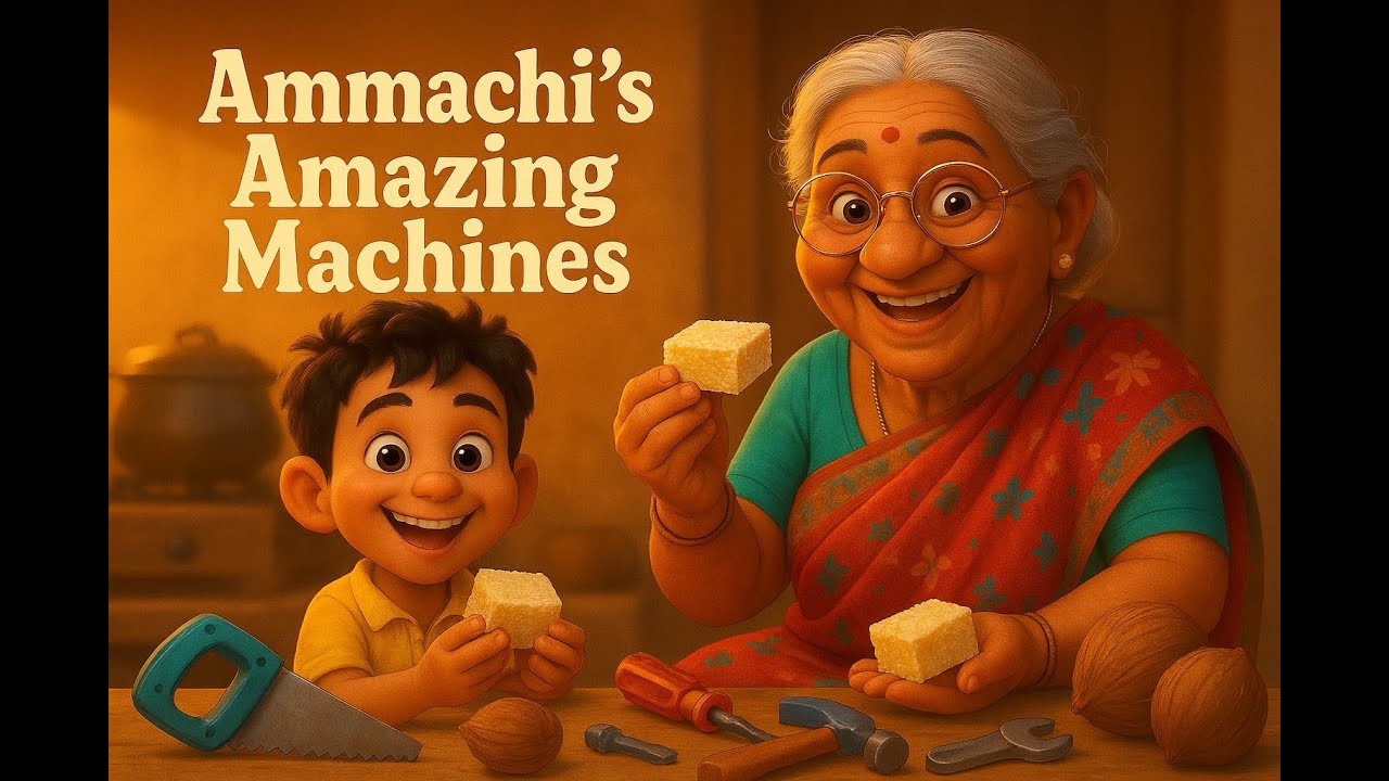 Ammachi’s Amazing Machines | Pixar-Style Animated Bedtime Story for ...