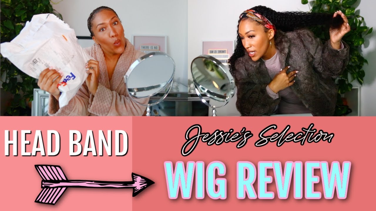 HEADBAND WIG REVIEW | Jessie's Selection - YouTube