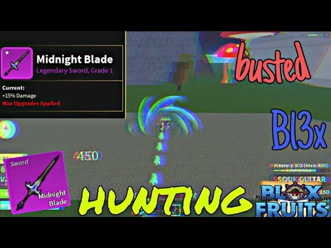 『Blox Fruits』MIDNIGHT BLADE UPGRADE NEED MORE ATTENTION 😲 |BOUNTY ...