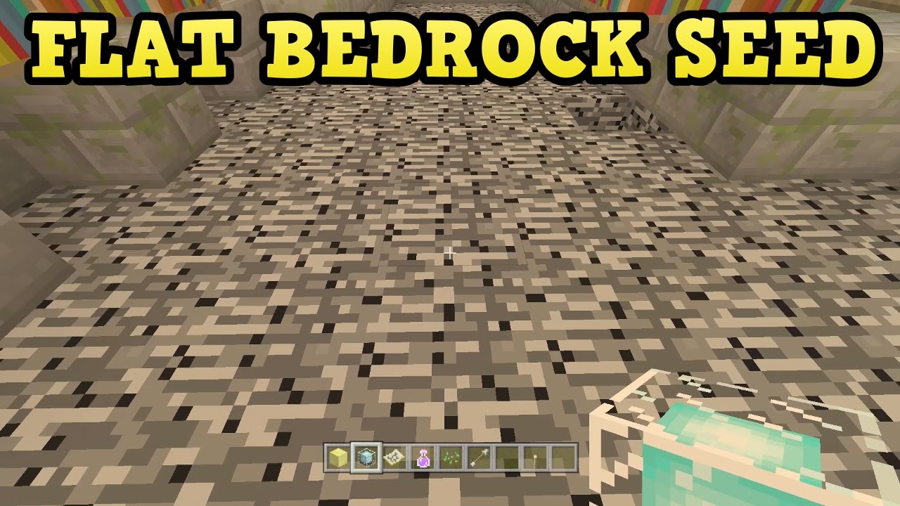 Minecraft Xbox One / PS4 - Flat Bedrock Seed For Survival?? - YouTube