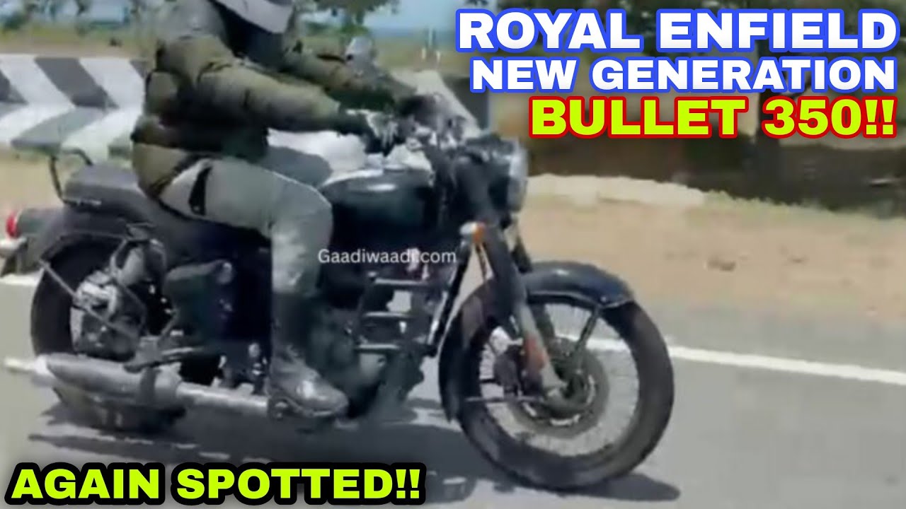 ROYAL ENFIELD BULLET 350 NEW GENERATION SPOTTED AGAIN | 2023 | UPCOMING ...