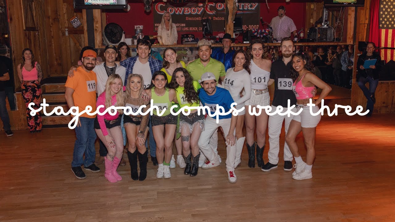 Week THREE of STAGECOACH dance comps [VLOG] Cowboy Country - YouTube
