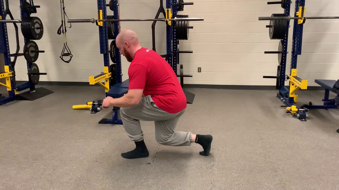 Walking Low Lunges - YouTube