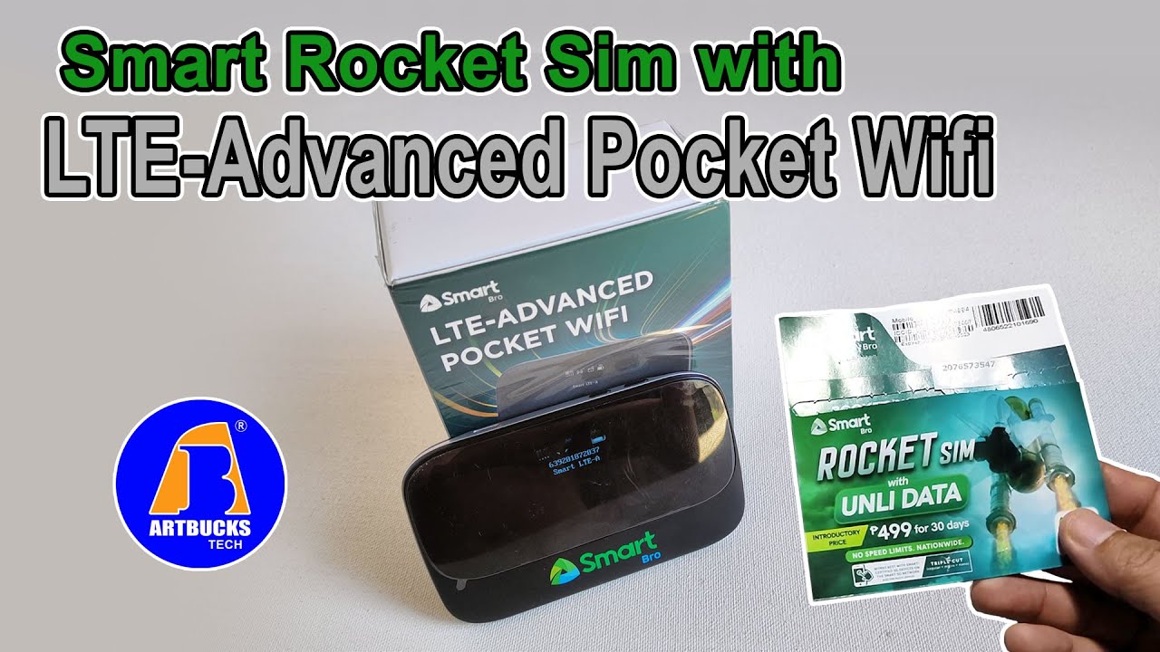 Smart Rocket Sim with LTE-Advanced Pocket Wifi Test & Setup [ Tagalog ...