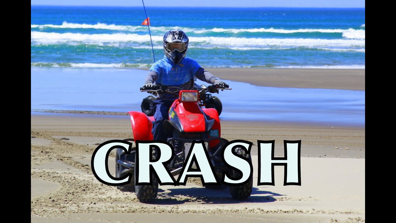 ATV Crash Fail Flip Quad 4 Wheeler Accident Doughnut Freestyle Beach ...