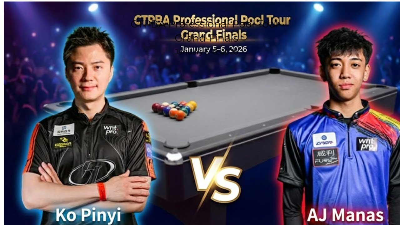 AJ Manas Takes Down Ko Pin Yi! | Ko Pin Yi vs Aj Manas | CTPBA 2026 ...