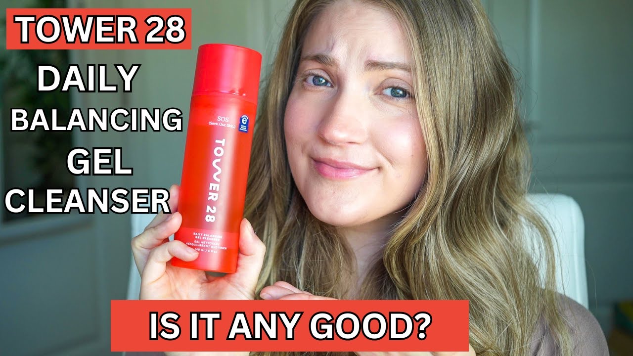 Tower 28 Daily Balancing Gel Cleanser (REVIEW & DEMO) - YouTube