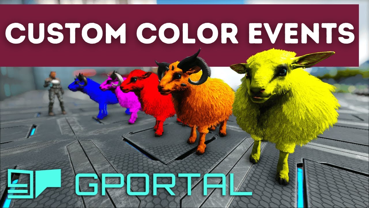 Your OWN Custom Color Events on GPORTAL | Dynamic Config Tutorial - YouTube