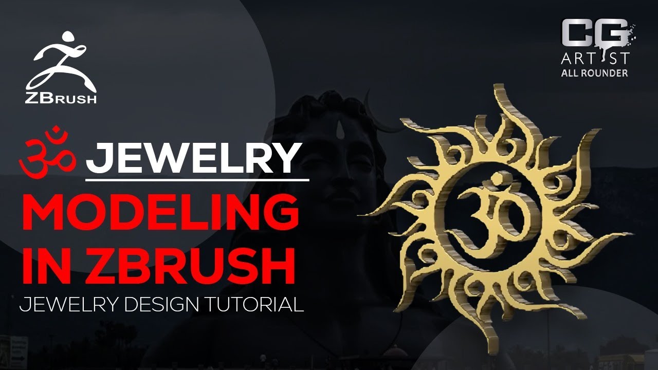 Jewelry Modeling in ZBrush| om | zbrush for jewelry design tutorials ...
