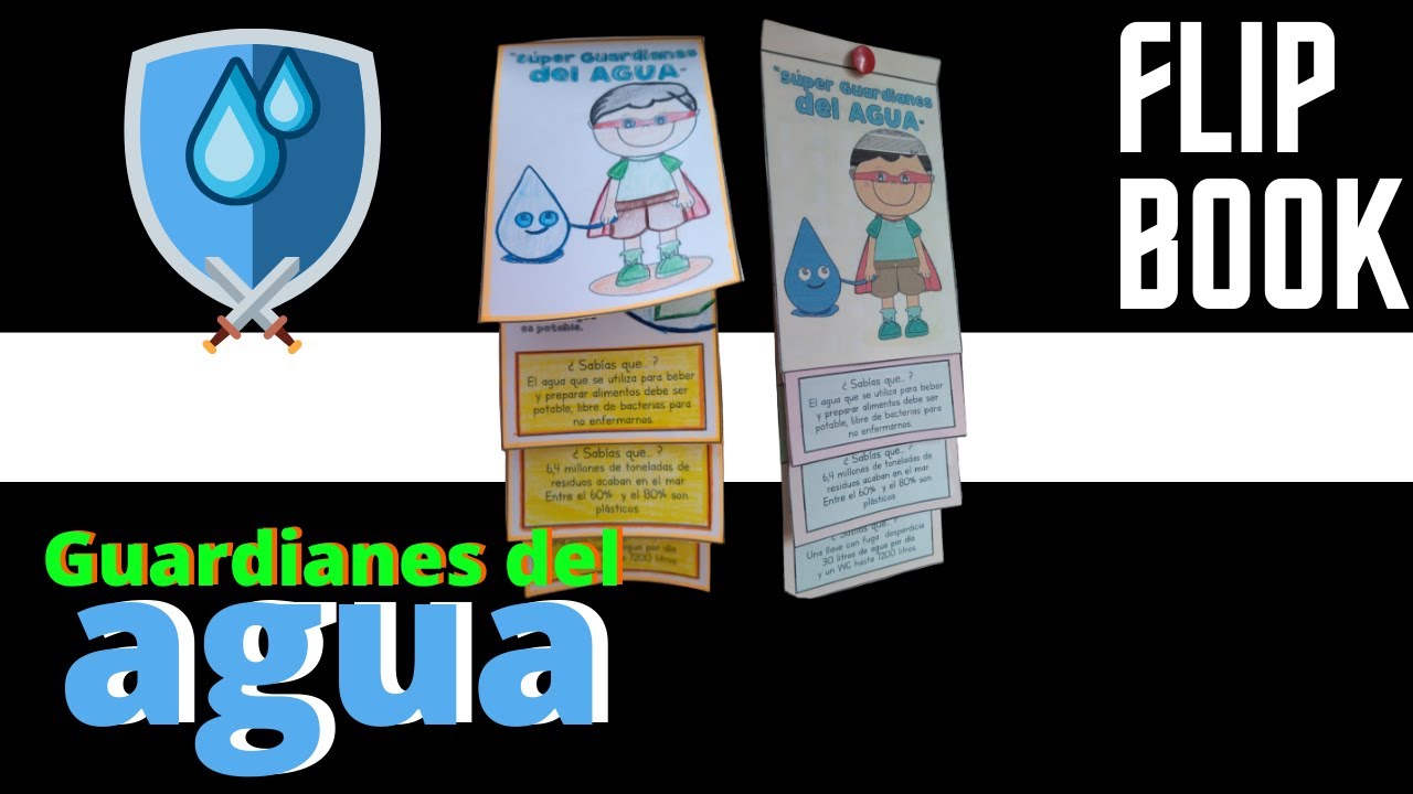 DIA DEL AGUA - Flipbook para niños - YouTube