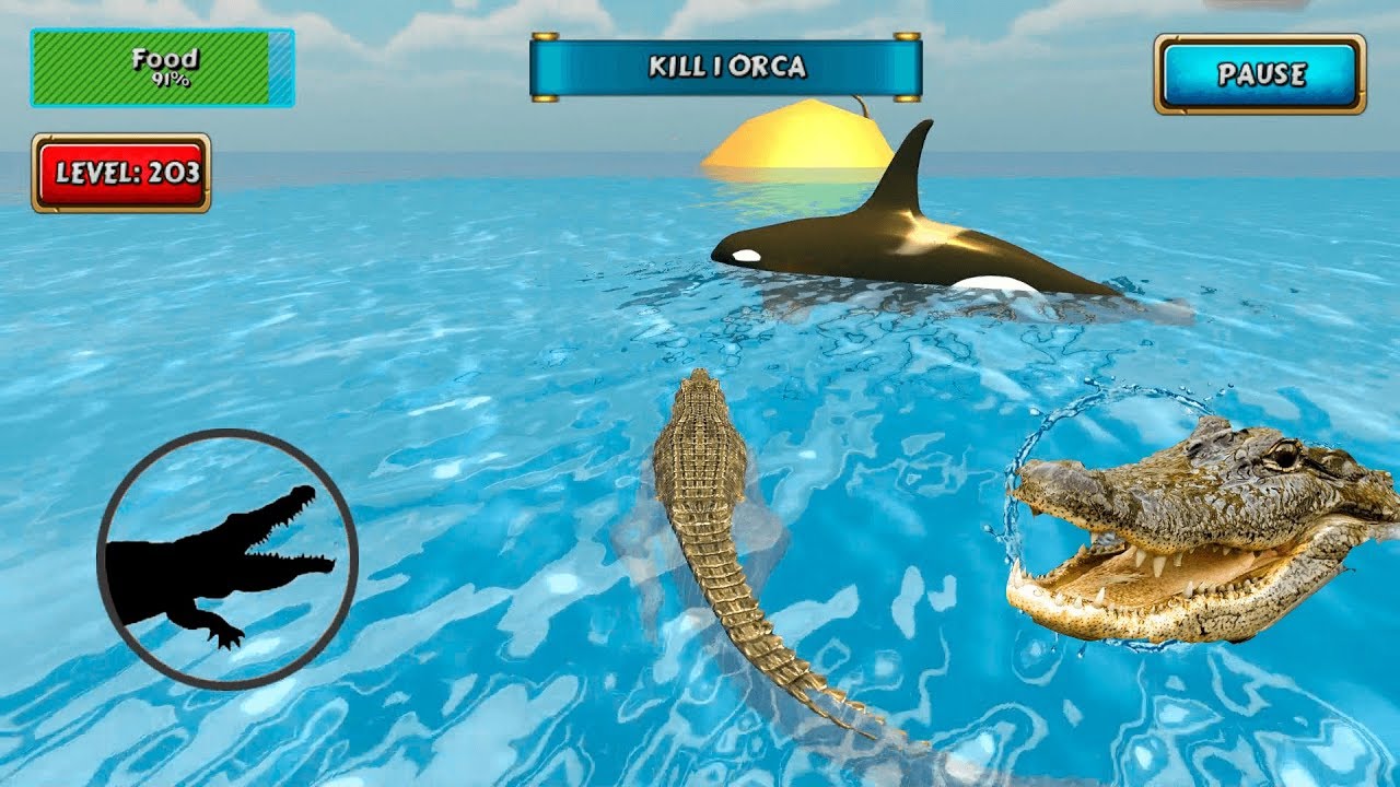 Crocodile Simulator Beach Hunt Android Gameplay #20 - YouTube