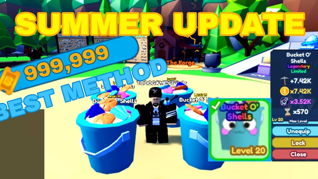 GETTING ALL BUCKET O' SHELLS | BEST METHOD FOR TICKETS | Mining ...
