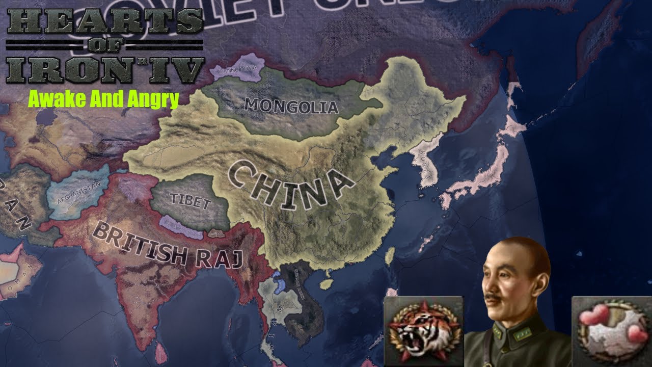 Hoi4 China Timelapse Achievements Run AWAKE AND ANGRY and ROMANCE OF ...