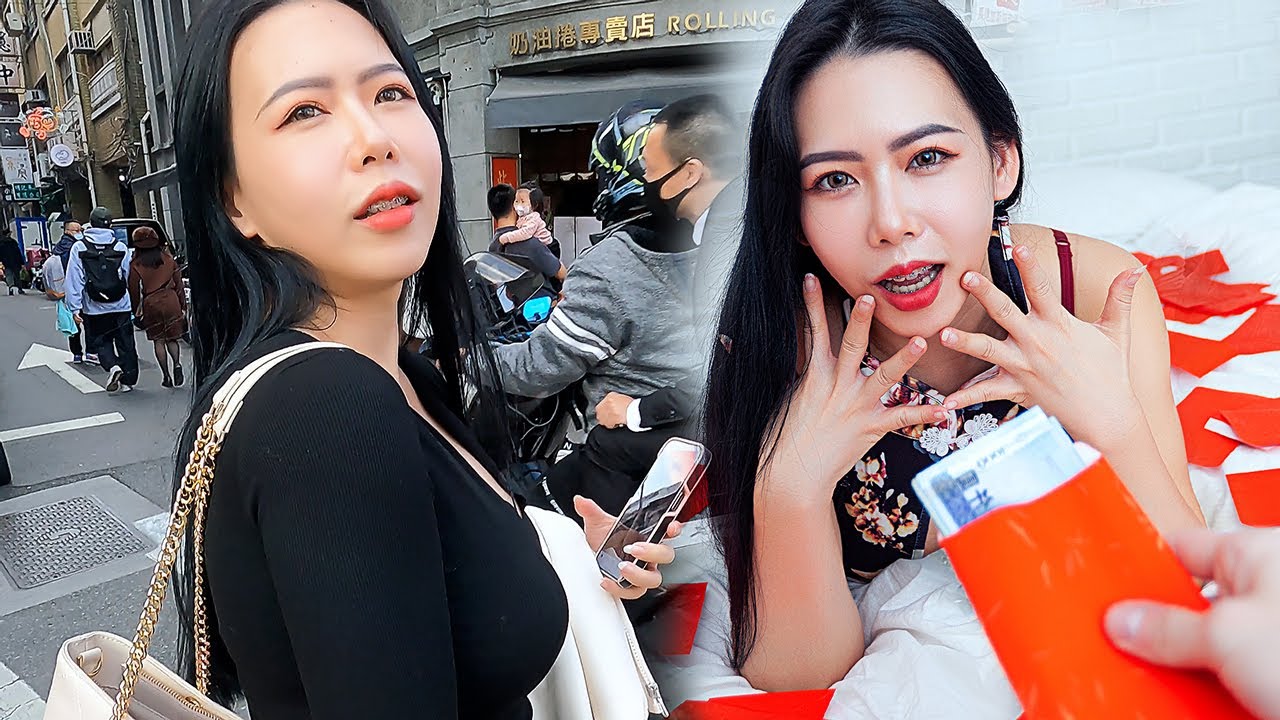 I celebrated CNY with a beautiful model - YouTube