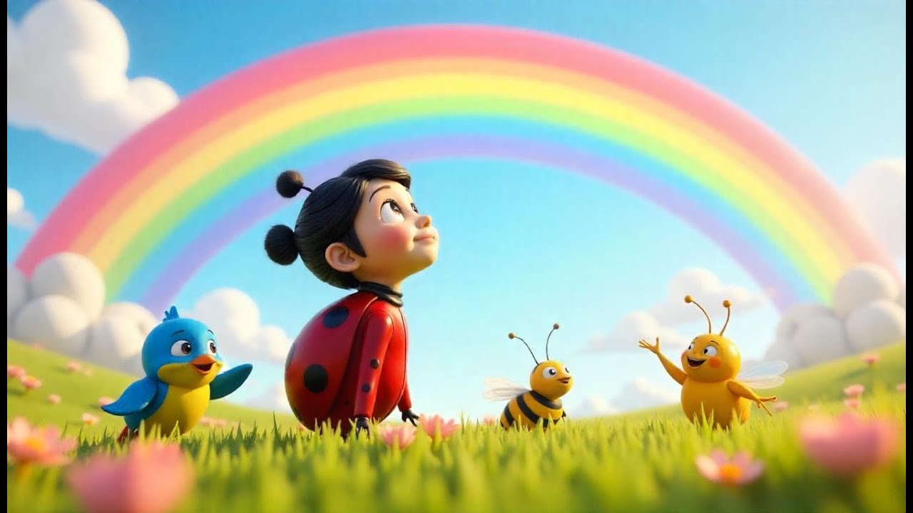 Luna the Ladybug Learns Colors 🌈 | Fun & Educational Cartoon for Kids ...