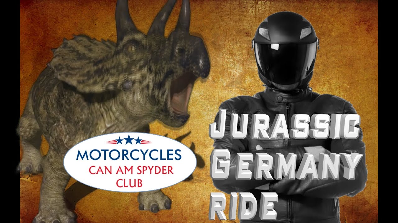 Germany Jurassic Ride Motorcycles can am Spyder Club - YouTube