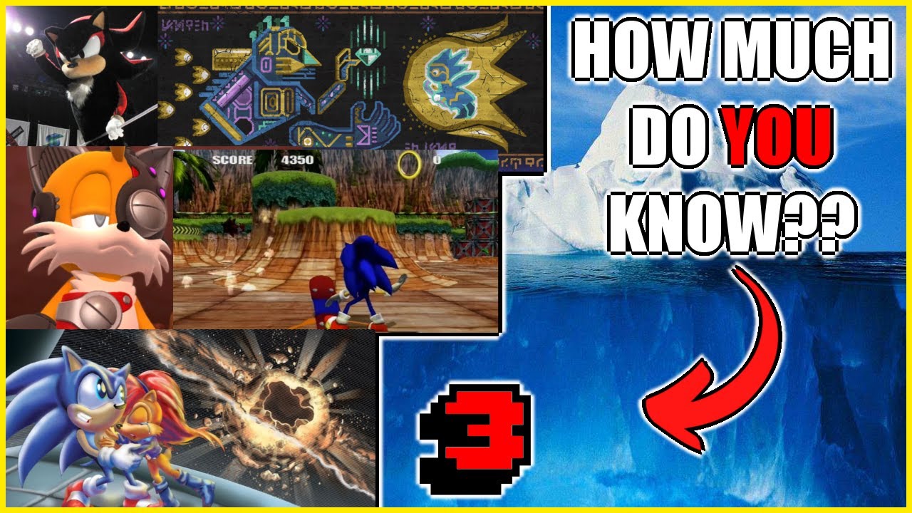 HOW MUCH DO YOU KNOW?! The Ultimate Sonic Iceberg Chart Quiz ...