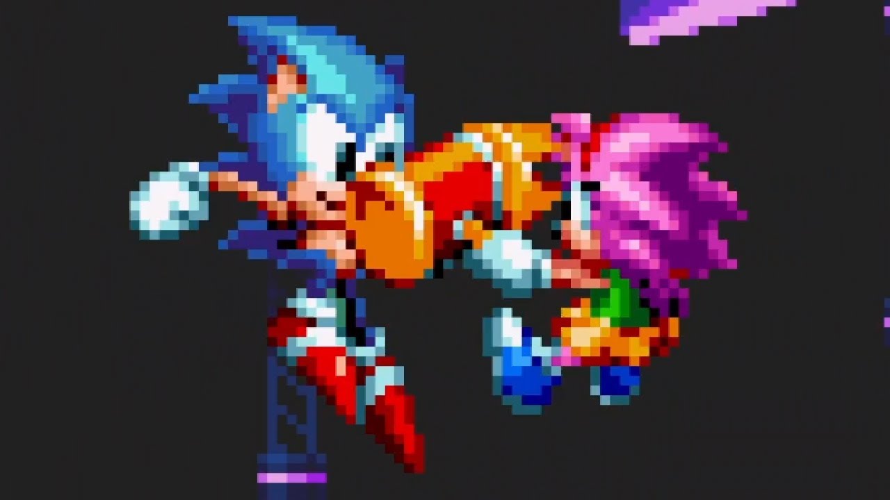 Amy Rose finally meets Sonic ~ Sonic Mania Plus mods ~ Gameplay - YouTube