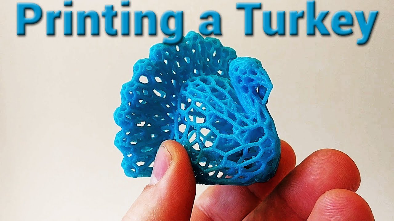 Making a Turkey for Thanksgiving (3D Print!) - YouTube
