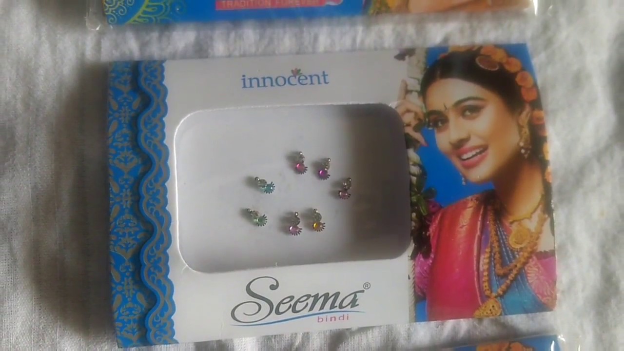 Bindis Collection | Bottu billalu |Stickers collection - YouTube
