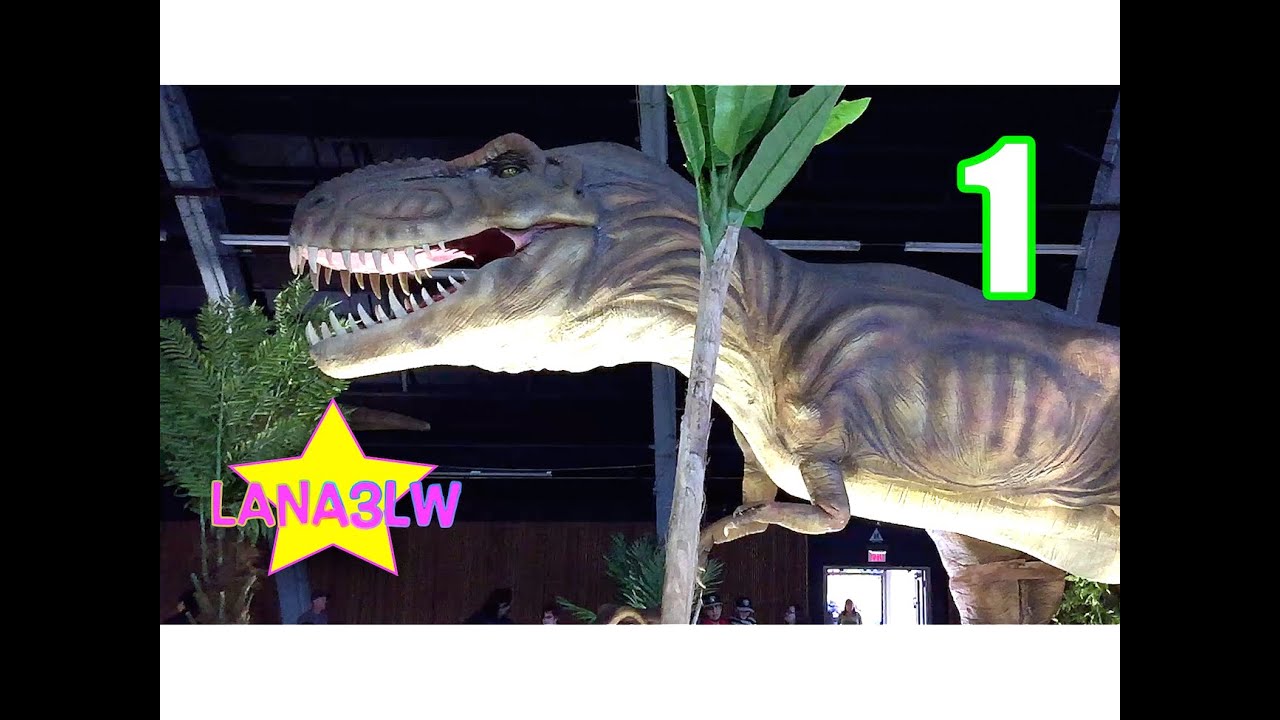 Jurassic Quest Best Popular Real Live Dinosaurs 1 of 3 - Lana3LW - YouTube