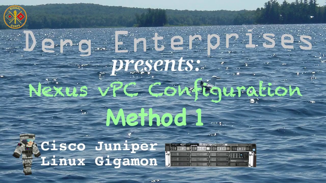 Cisco Nexus vPC configuration method 1 - YouTube