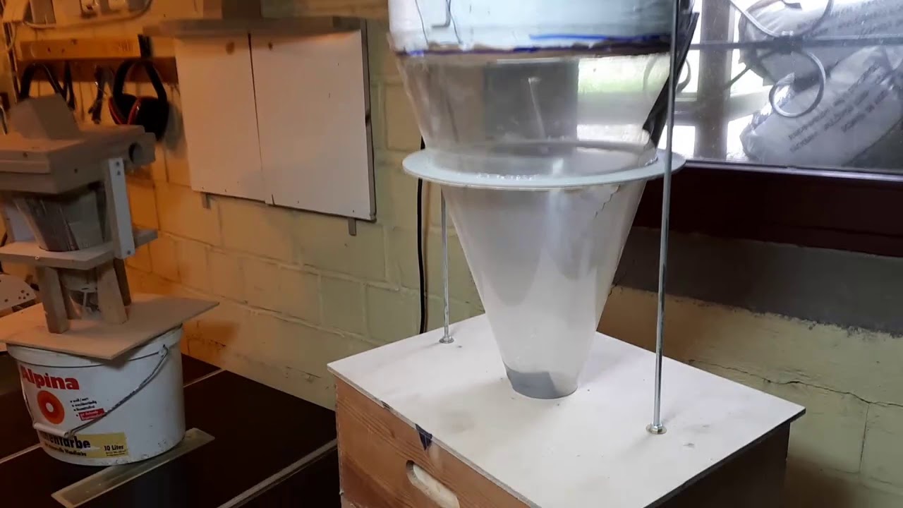 New cyclone dust collector separator transparent - YouTube
