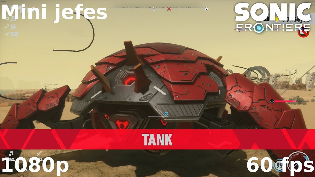 Sonic Frontiers [PC] | Jefes | Difícil | Ares | Tank | Sonic maximizado ...