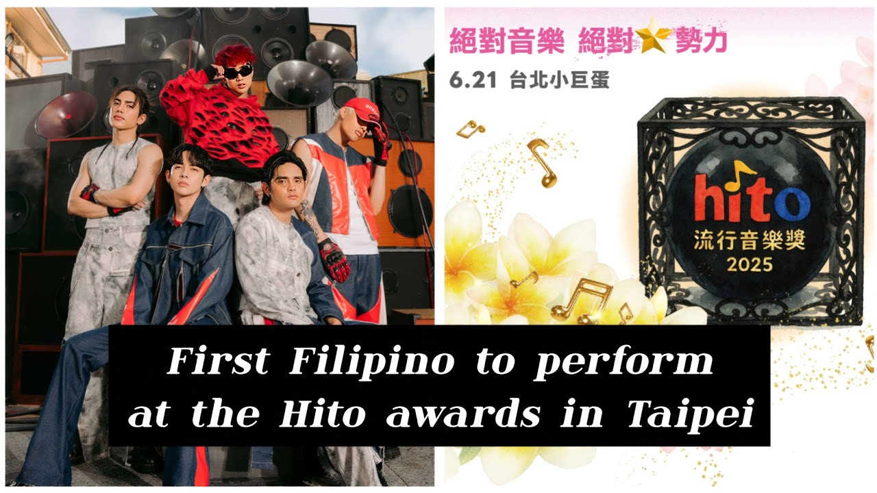 SB19 is the first Filipino to perform at the Hito awards in Taipei ...