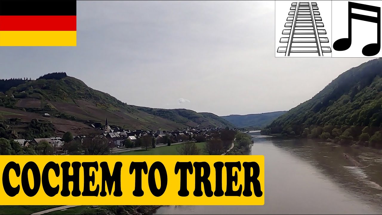 #391 Taking the train from Cochem to Trier, Germany - YouTube