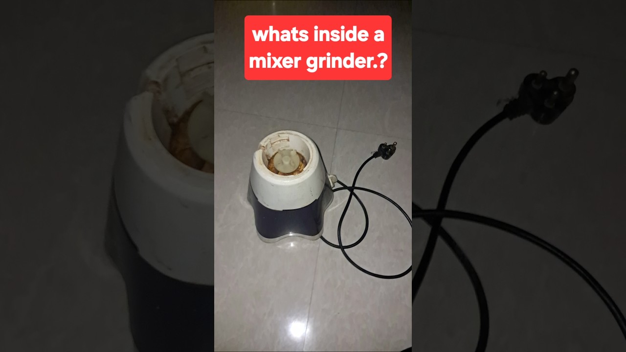 whats inside a mixer grinder.? # mixer grinder opened # mixy inside ...