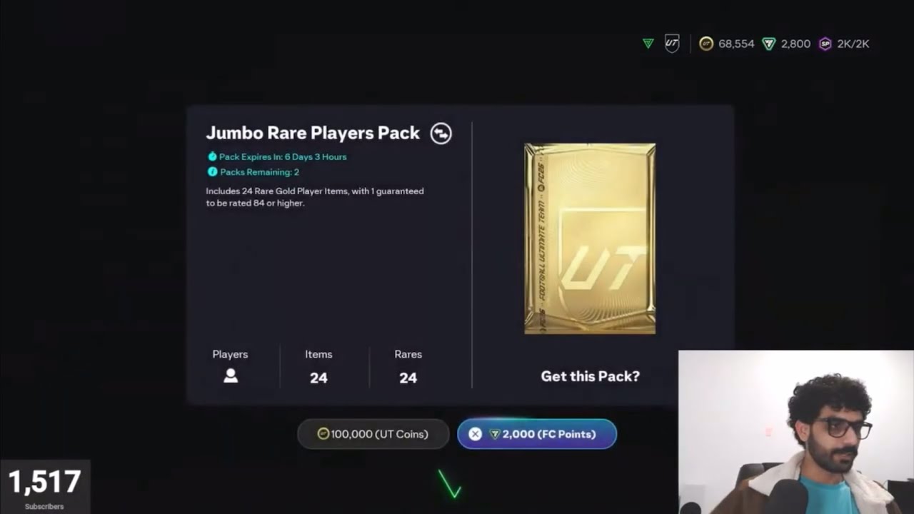 FIRST EVER JUMBO RARE PLAYERS PACK IN EAFC26! 😱MUST WATCH!!” - YouTube