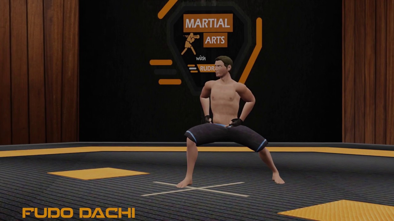 Karate Stances - Fudo dachi - Goju Ryu Style - YouTube