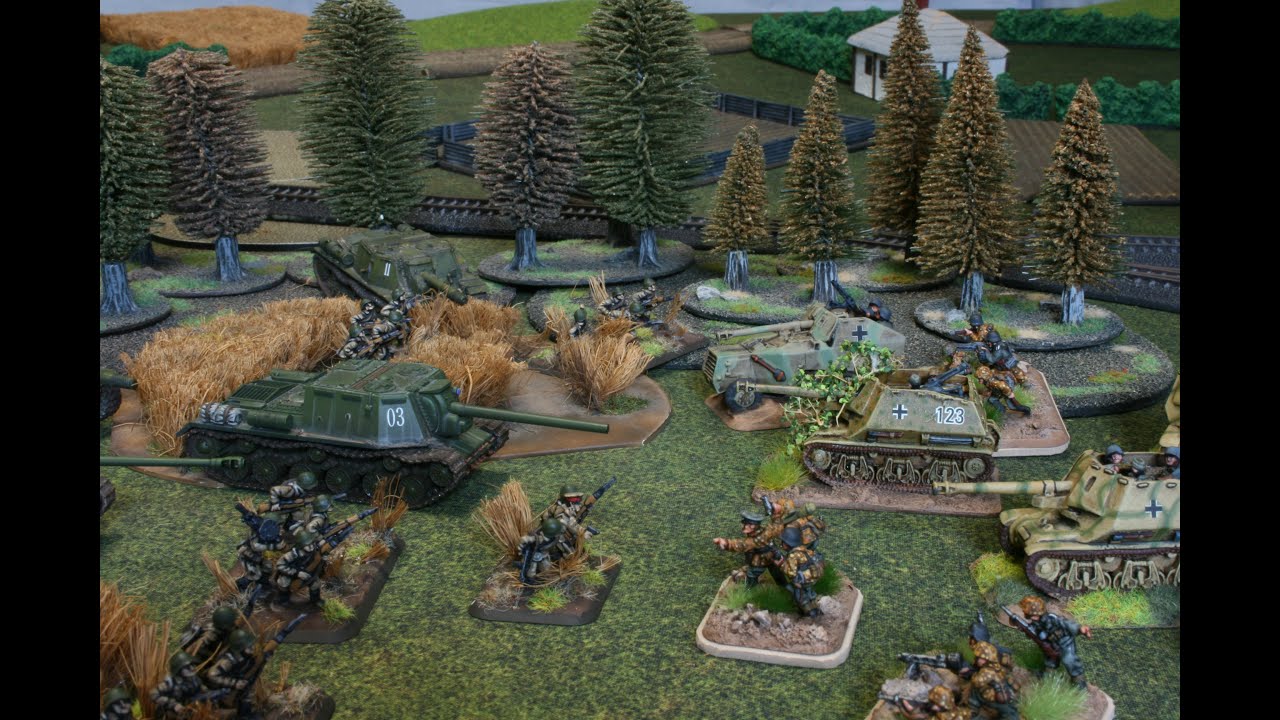 Flames of War Battle Report - 21st Panzer Division vs Soviet Shock ...